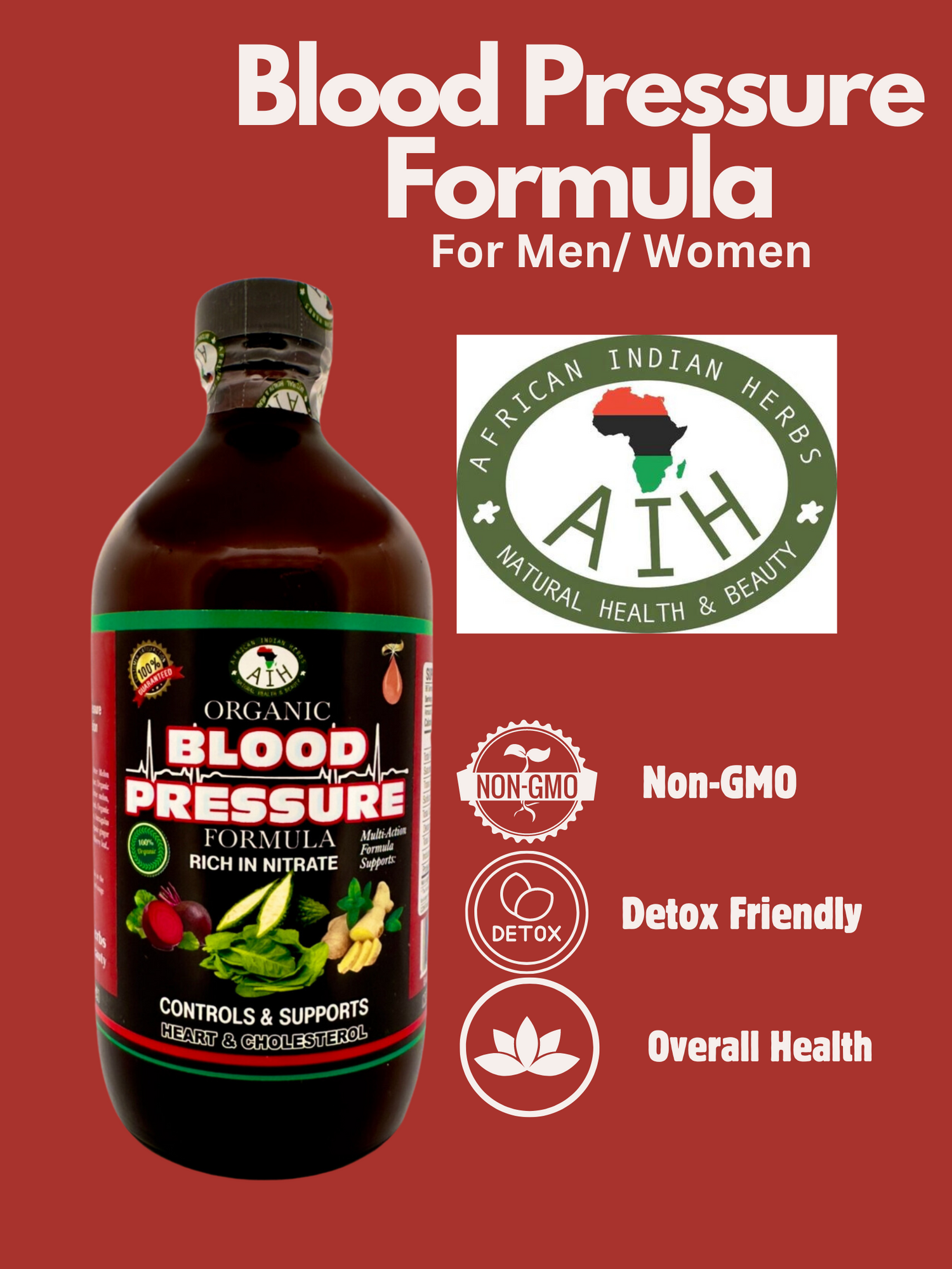 Blood Pressure Formula — African Indian Herbs