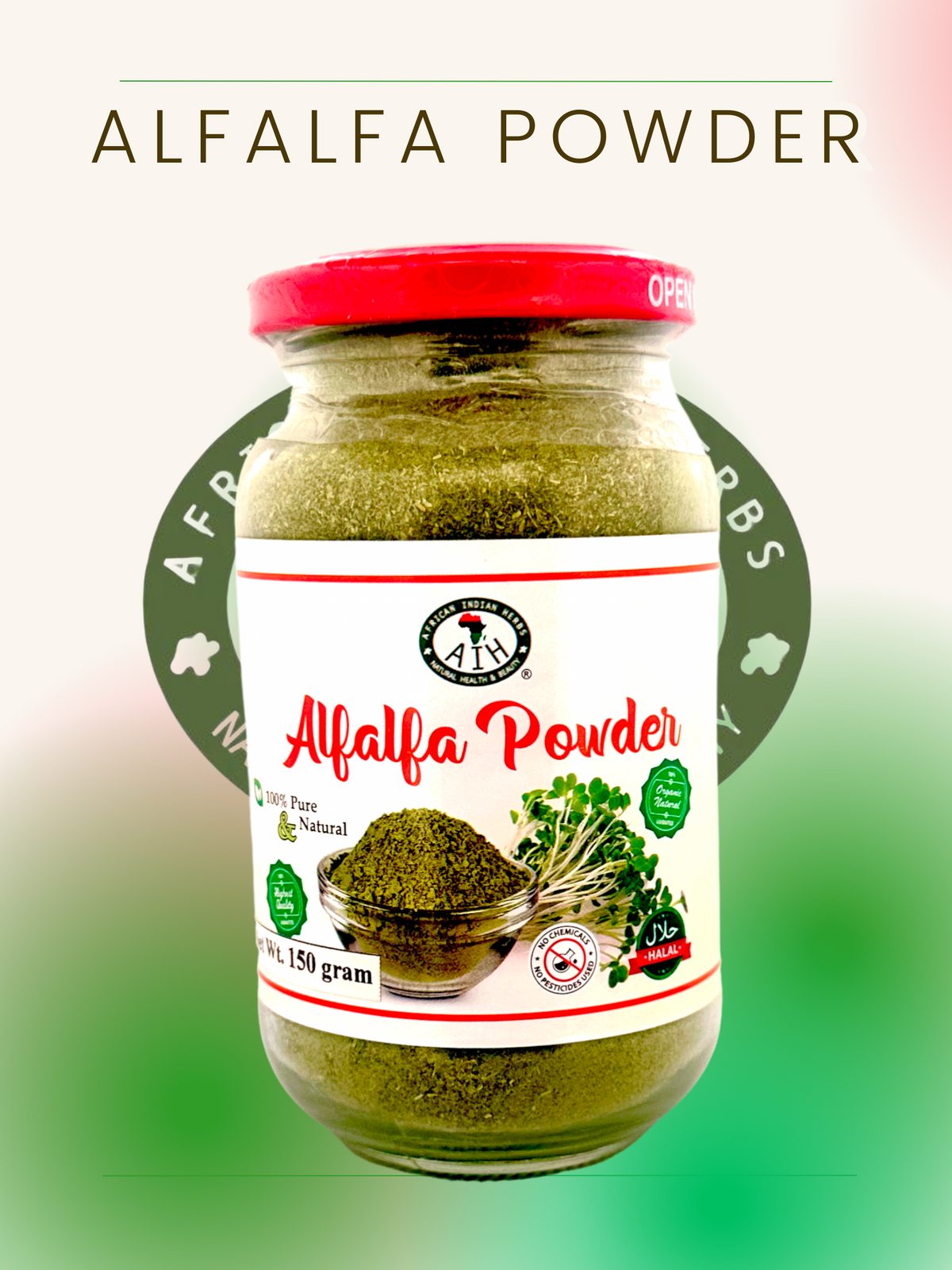 Alfalfa Powder — African Indian Herbs
