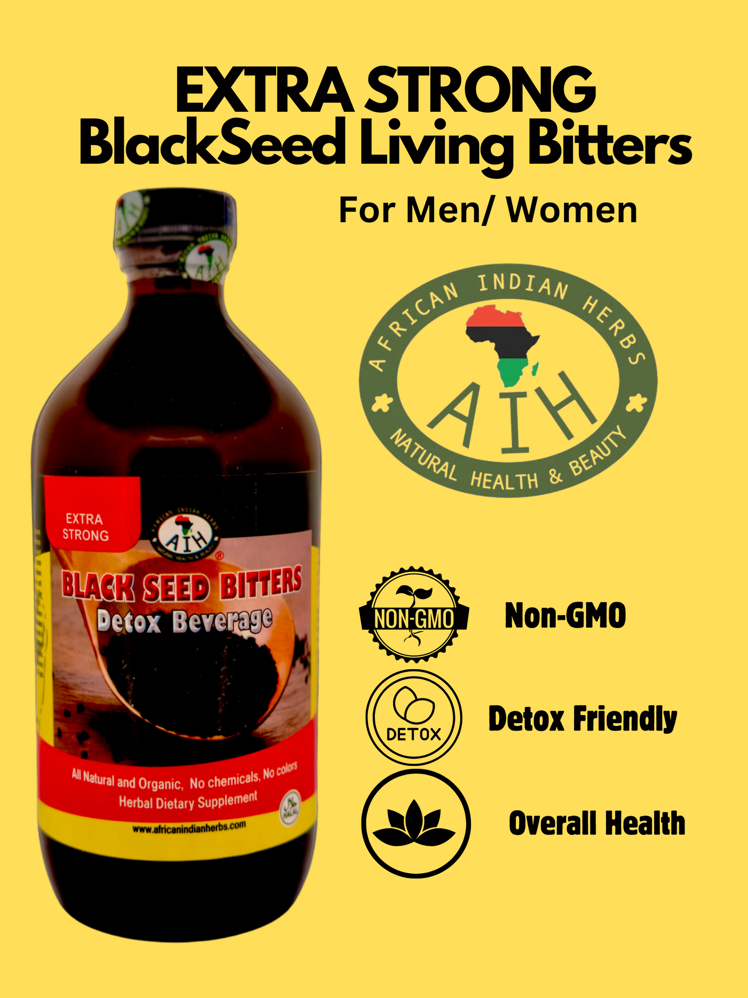 Extra Strong Black Seed Bitter — African Indian Herbs