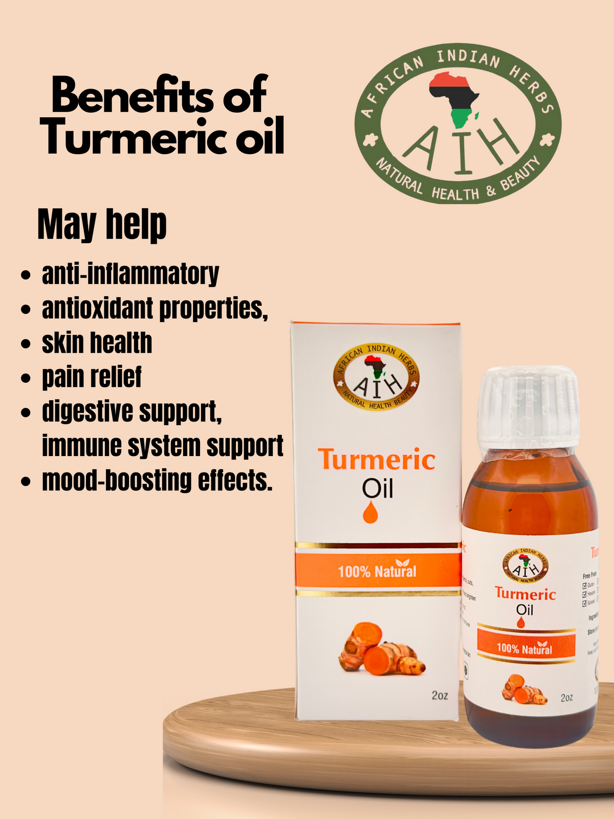 Tumeric oil — African Indian Herbs